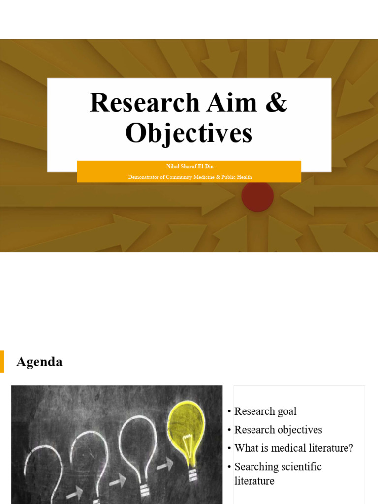 Research Goal and Objectives | PDF | Pub Med | Information Science