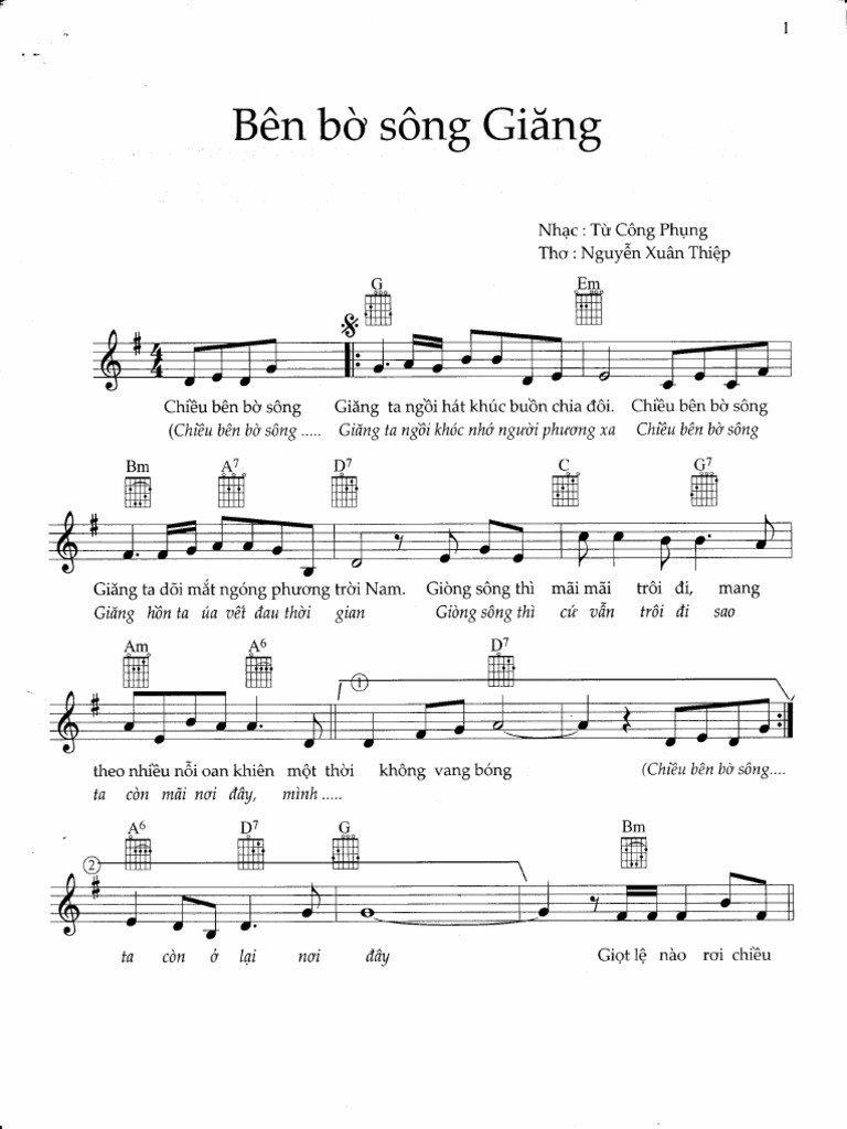 Ben Bo Song Giang - Tu Cong Phung | PDF