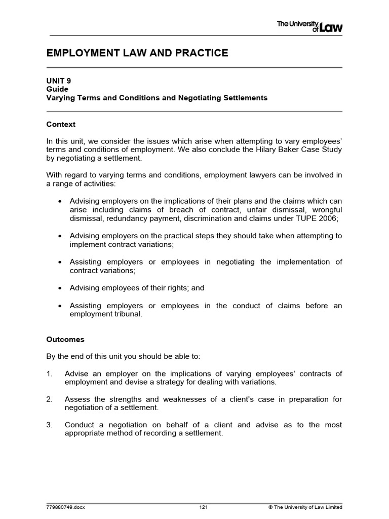 Workshop Guide | PDF | Employment | Labour Law