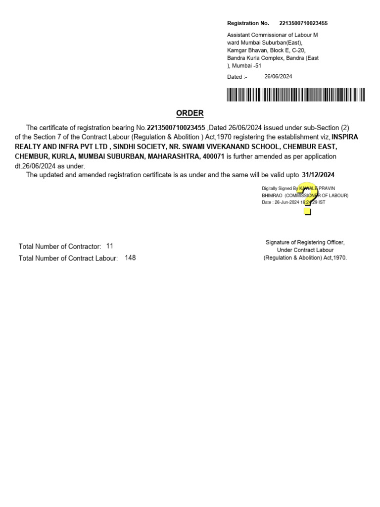 CLRA RC Amendment 2022-2024 | PDF