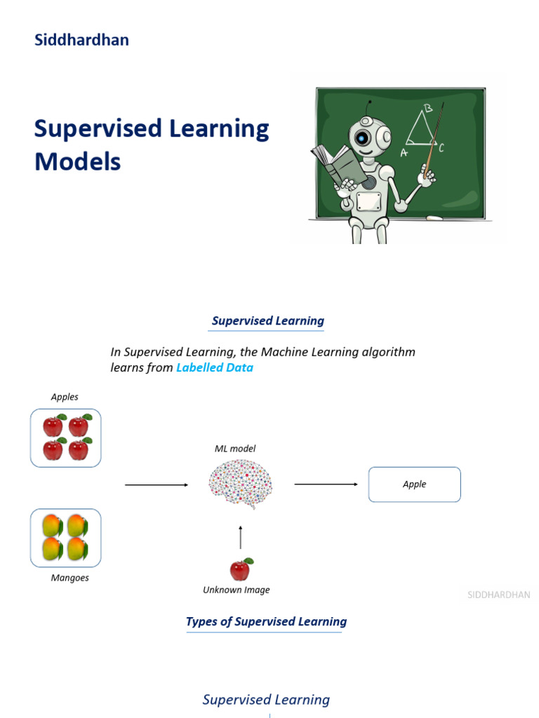 6.2. Supervised Machine Learning Models | PDF