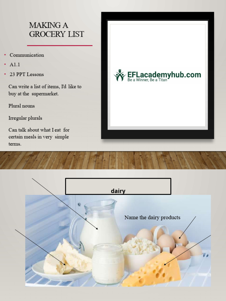 Making A Grocery List | PDF | Lunch | Meal