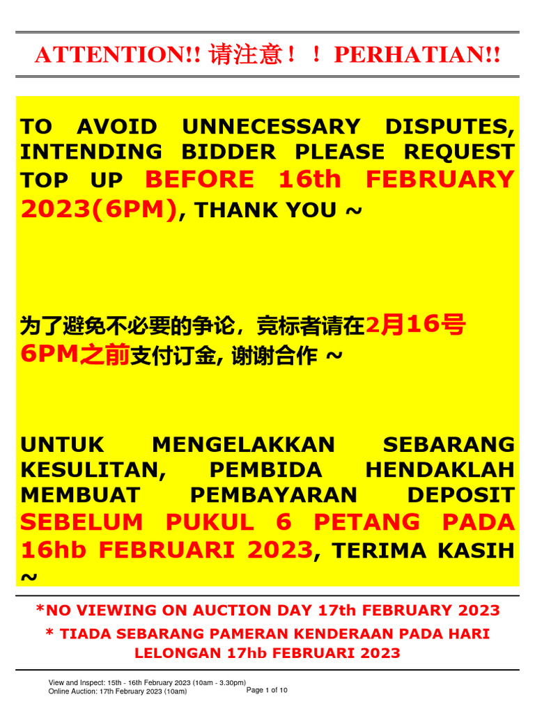 Online Public Auction Listing 20230217 | PDF | Auction | Insurance