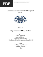 Final Project of Supermarket Billing System | PDF | Software Engineering | Computing