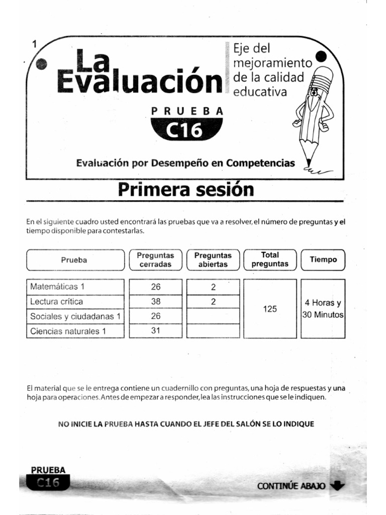 c16 1ra Sesión Con Respuestas | PDF