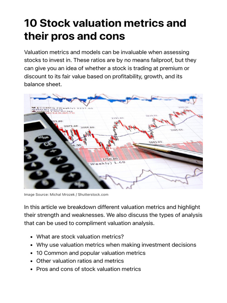 10 Stock Valuation Metrics Explained | PDF | Valuation (Finance ...