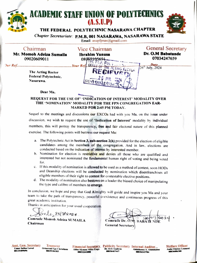 Council Indication of Interest | PDF | Accountability | Political Events
