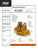 Bobcat Daily Inspection Checklist: Operator's Name: Signature Badge No ...