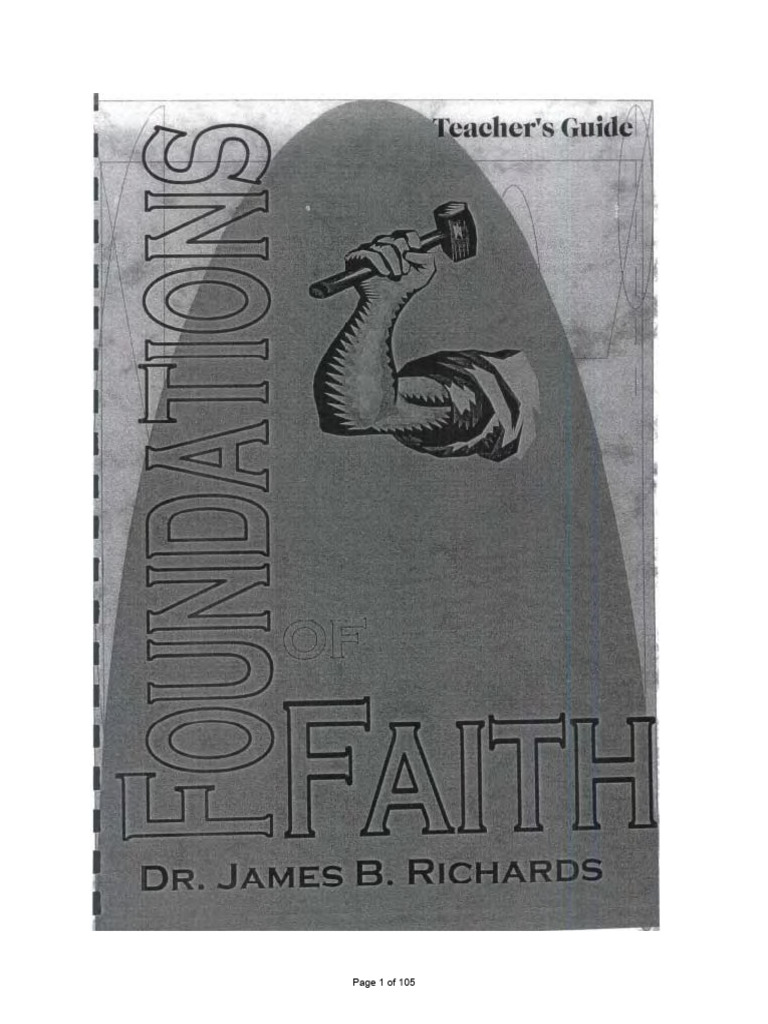 Foundations of Faith Overview | PDF | Jesus | Epistle To The Romans