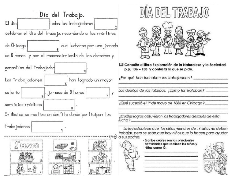 Material Día Del Trabajo | PDF
