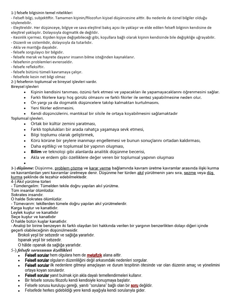 10 Sınıf Örnek Soru | PDF