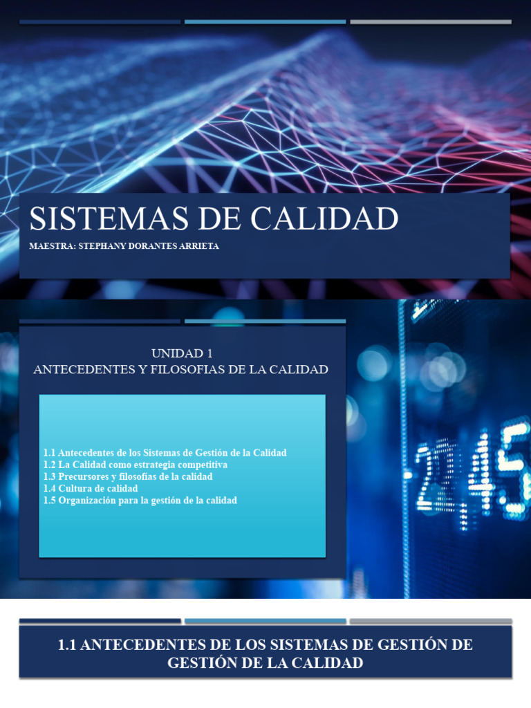 Sistemas de Calidad | PDF | Calidad (comercial) | Gestión de la calidad