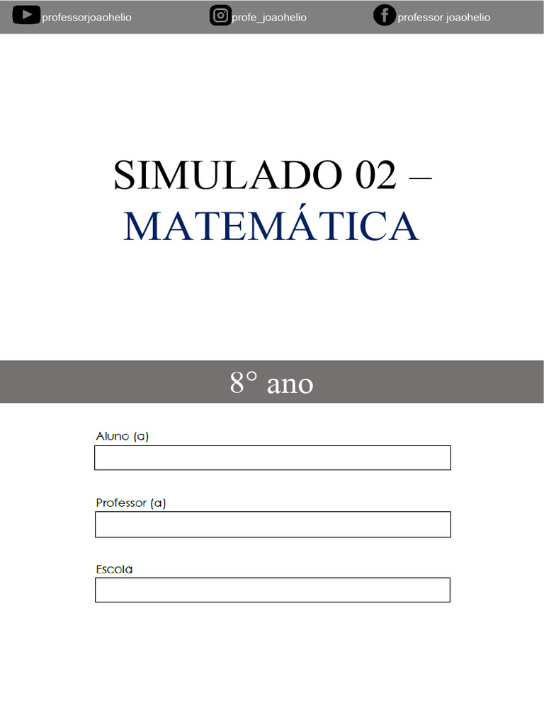 SIMULADO-02 | PDF | Celsius