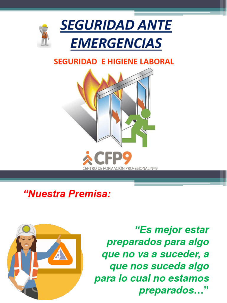 Clase 3 - Seguridad Ante Emergencias - Evacuación Curso Ambientador de Salones para Eventos ...
