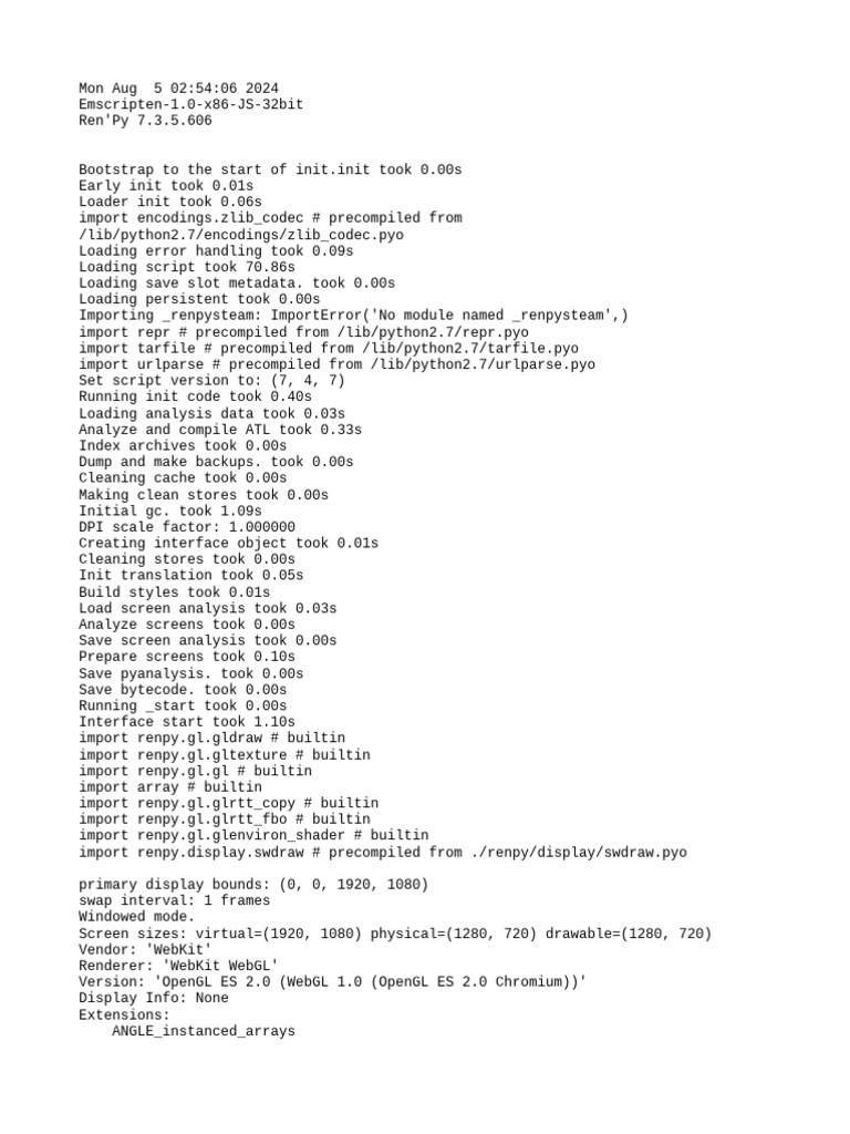 Log | PDF | Web Gl | Computing