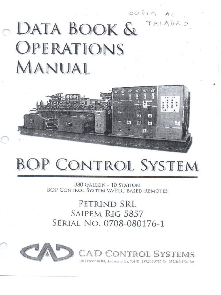 Bop Control System | PDF