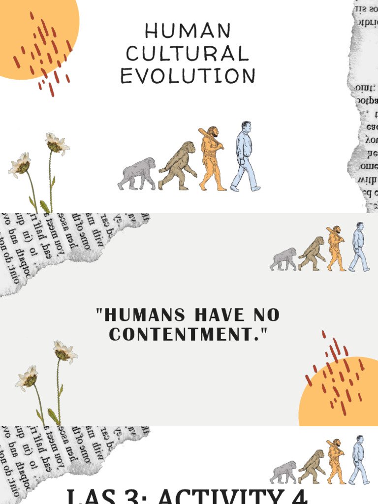 Cultural Evolution of Humans Explained | PDF | Paleolithic | Neolithic