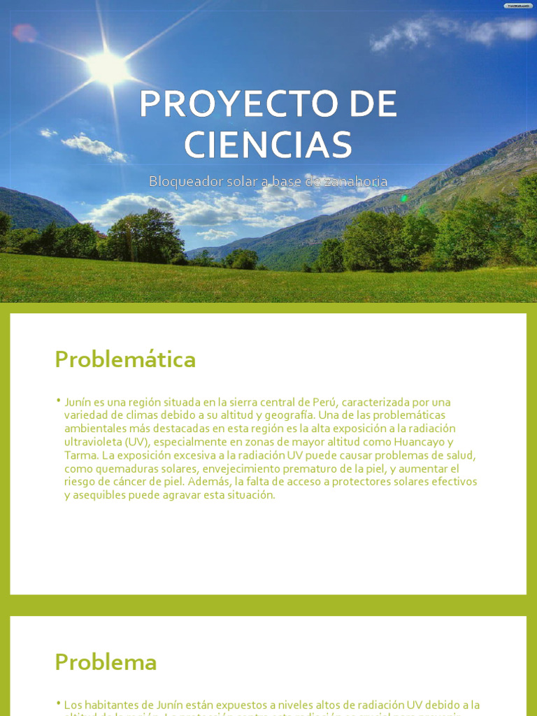 Proyecto de Ciencias | PDF | Tecnología