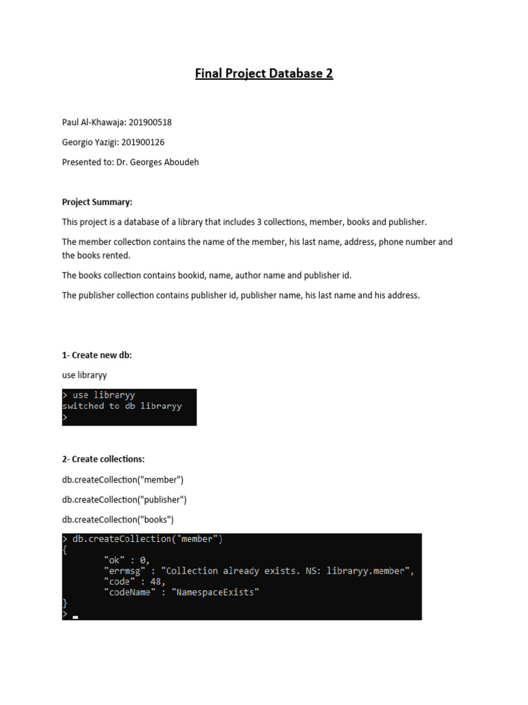 Library Database Project Overview | PDF | Data Management | Computer Data