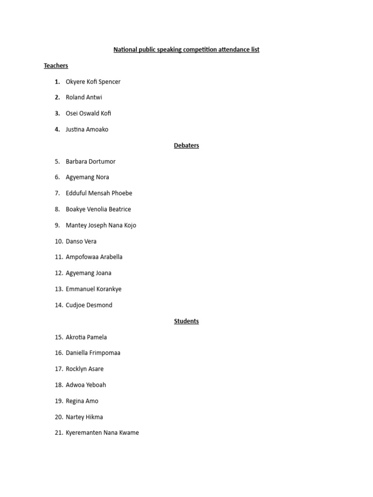 Debate List | PDF | Home & Garden