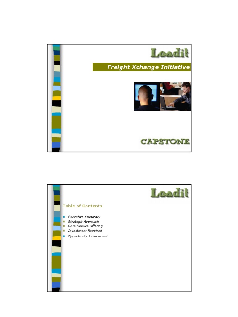 Freight Xchange Initiative Overview | PDF | Cargo | Call Centre