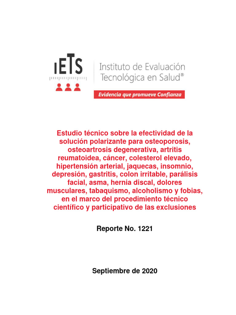 Solución Polarizante (1221) Informe Ténico Científico | PDF | Sodio ...