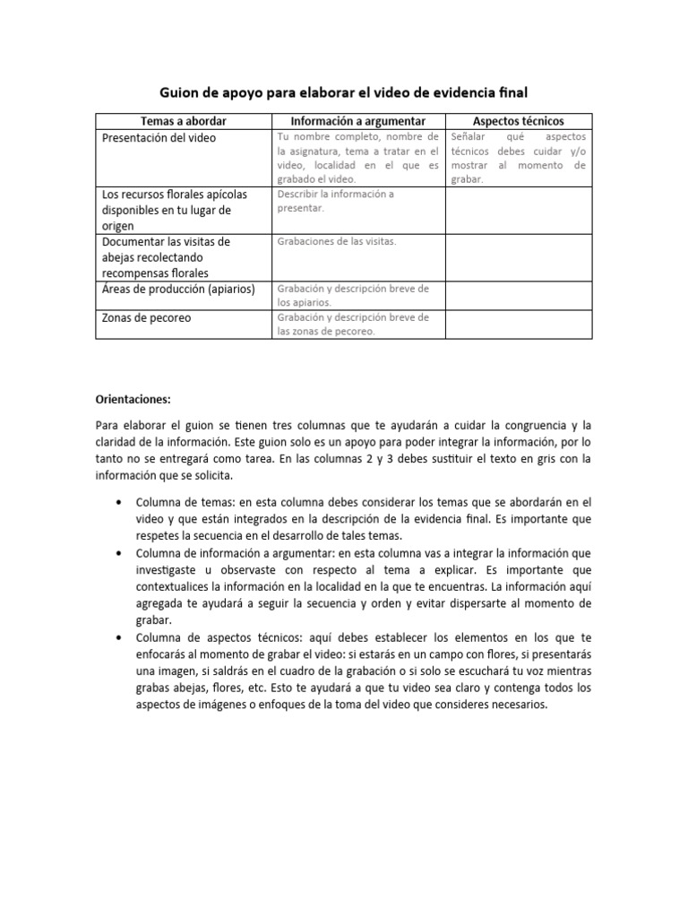 Guion de Video | PDF | Informática