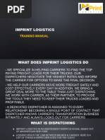 Dispatch Training Manual-1 | PDF | Cargo | Truck