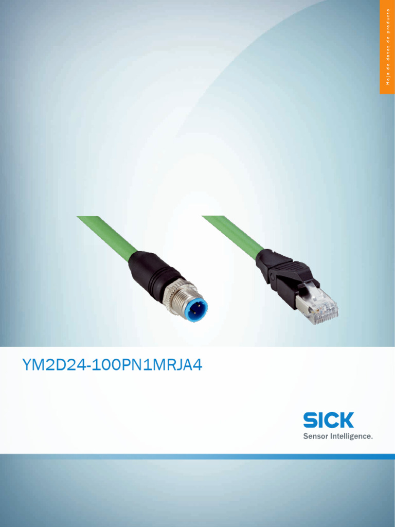 Datasheet YM2D24-100PN1MRJA4 2106185 Es | PDF | Conector eléctrico ...