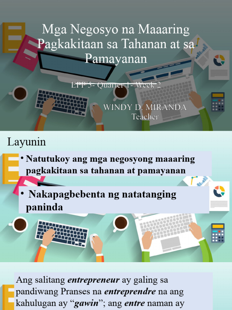 EPP 5 Q1 MODULE 2 Mga Negosyo Na Maaaring | PDF