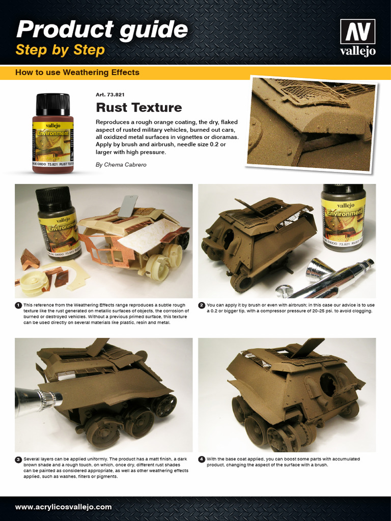Vallejo Stepbystep Rust Texture EN 1 | PDF