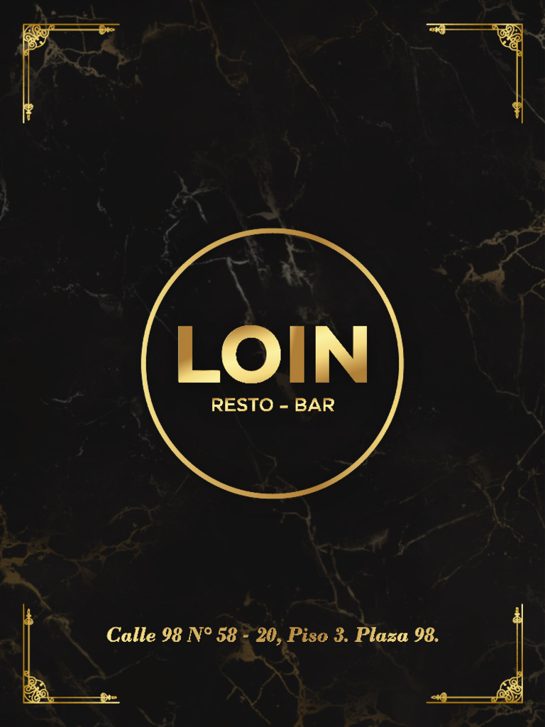 Menú Loin Resto - Bar | PDF
