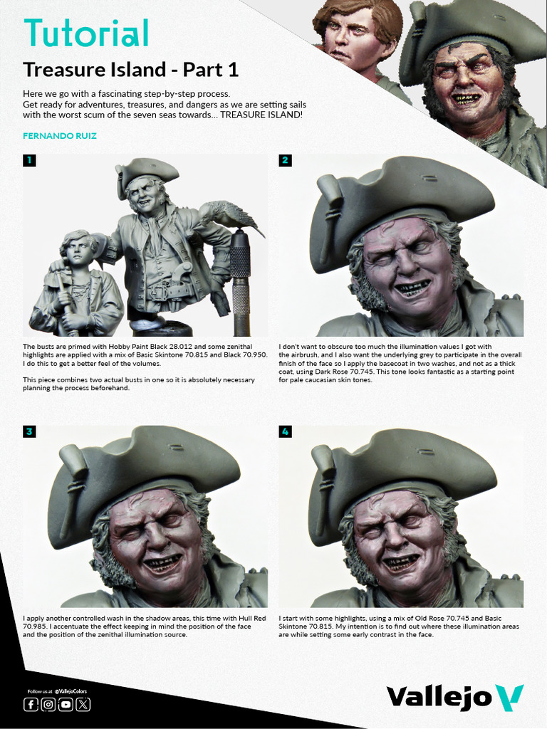Treasure Island Painting Tutorial | PDF | Artistic Techniques