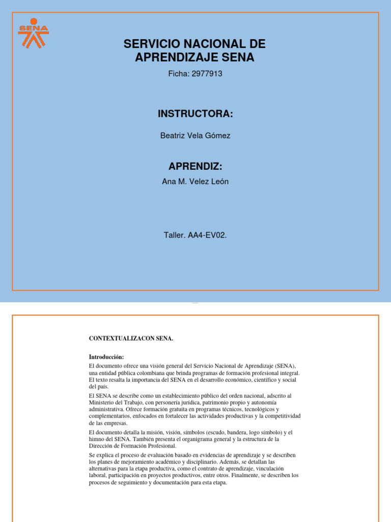 Taller. AA4-EV02. | PDF