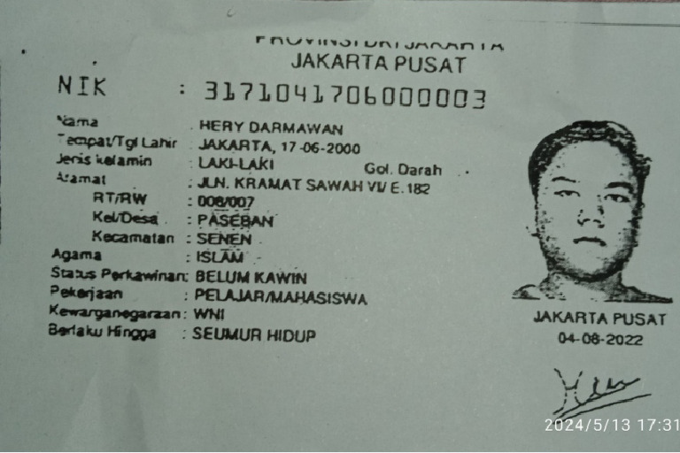 KTP Hery | PDF