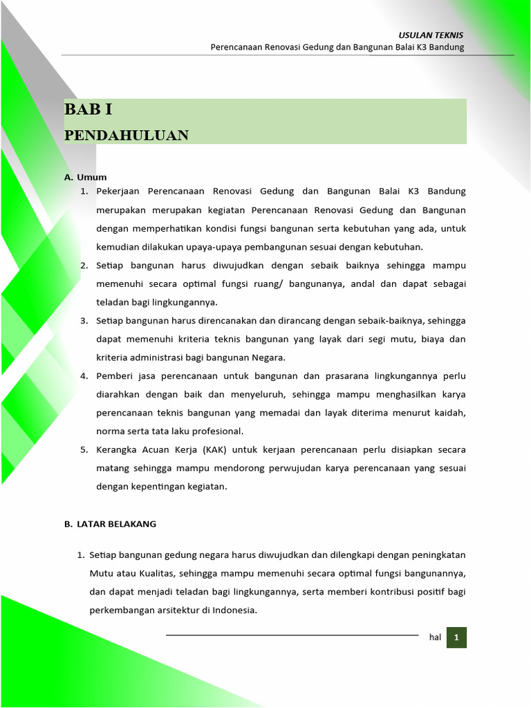Ustek Balai K3 | PDF