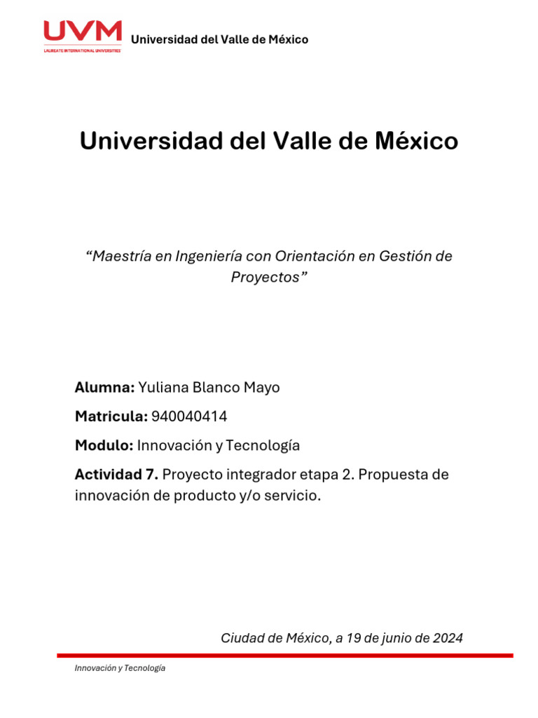 A7 Ybm | PDF | Innovación | Mercado (economía)