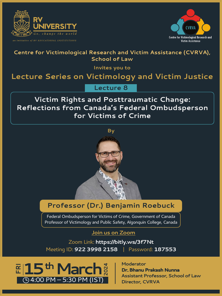 Professor (DR.) Benjamin Roebuck Updated Final | PDF | Victimology ...