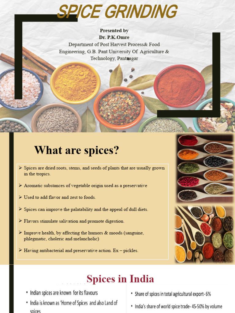 Spice Milling | PDF | Cryogenics | Mill (Grinding)