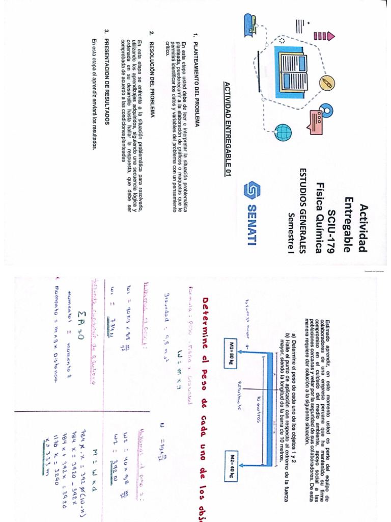 Entregable 01 - Fisica y Química | PDF