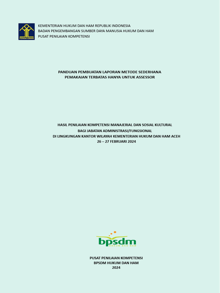 Panduan Pembuatan Laporan Metode Sederhana - Docx-1 | PDF