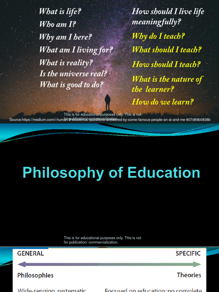 Philosophies of Education | PDF | Pragmatism | Existentialism