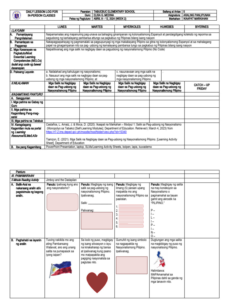 Edited g5 q4w2 DLL AP (Melcs) | PDF