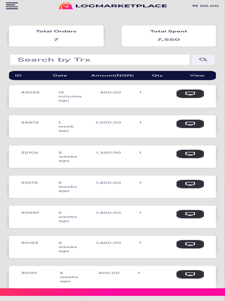Log Marketplace | PDF