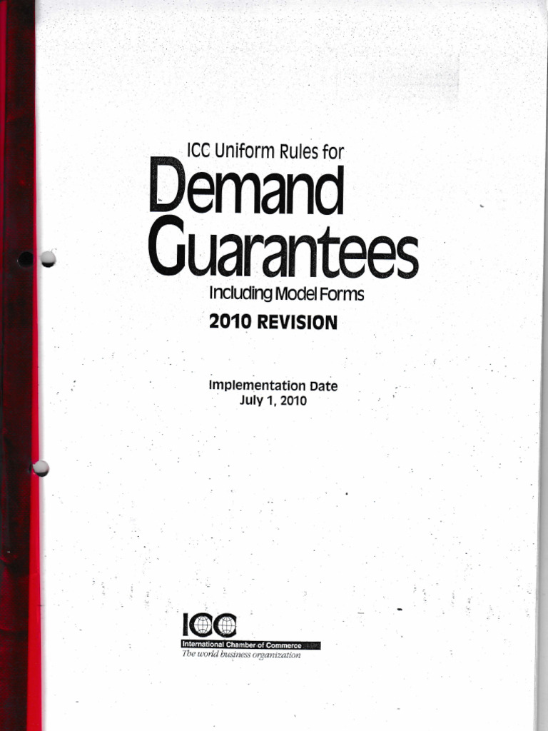 Demand Guarantees 1 | PDF | Guarantee | Law Of Obligations