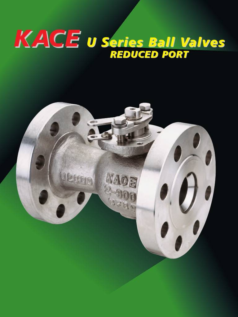 KACE U Series Ball Valves | PDF | Valve | Screw