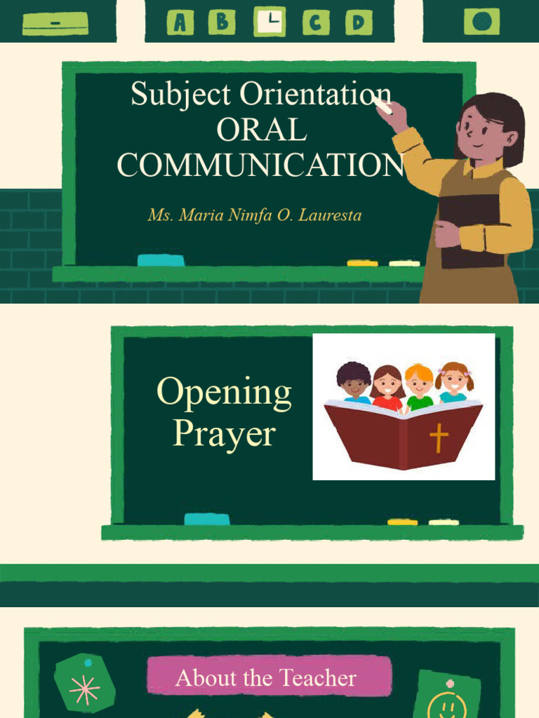 OrCom Subj Orientation | PDF | Communication | Cognition