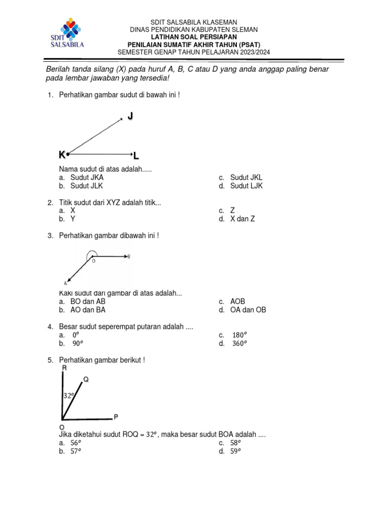 Latihan Psat MTK | PDF