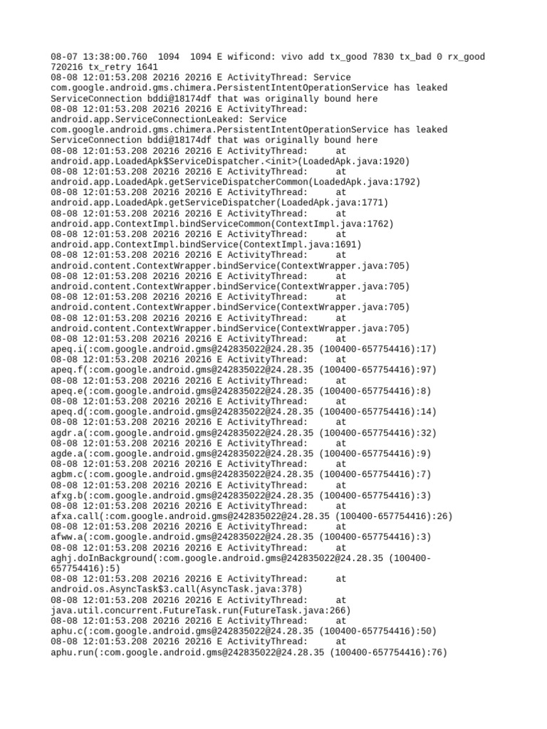 Log | PDF | Operating System Technology | Computing