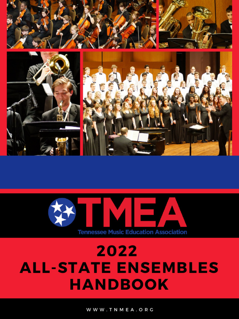 TMEA All-State Ensembles Handbook 2022 | PDF | Orchestras | Saxophone